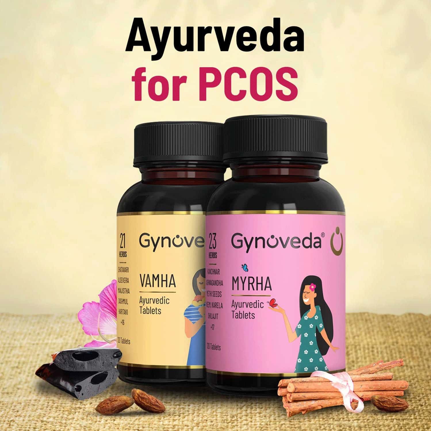 Buy GYNOVEDA FOR PCOS PCOD DELAYED IRREGULAR PERIODS UNUSUAL WEIGHT ...