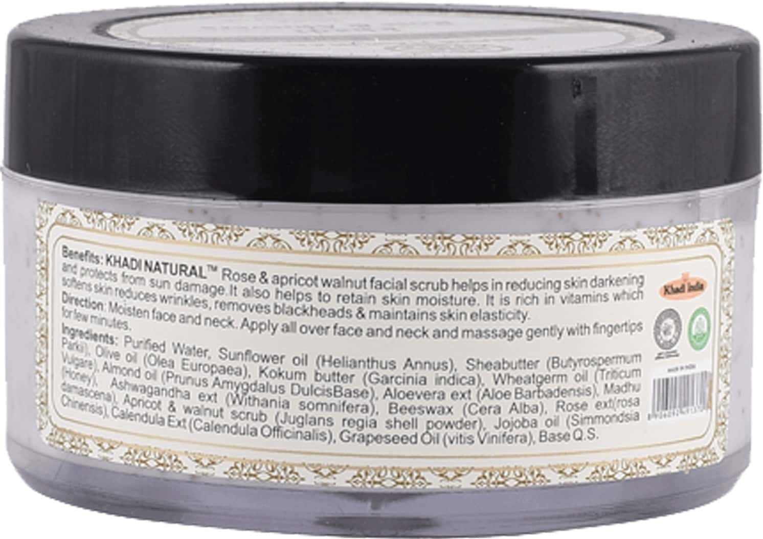 Buy KHADI NATURAL ROSE & APRICOT WALNUT FACIAL SCRUB 50 GM Online & Get Upto 60% OFF at PharmEasy