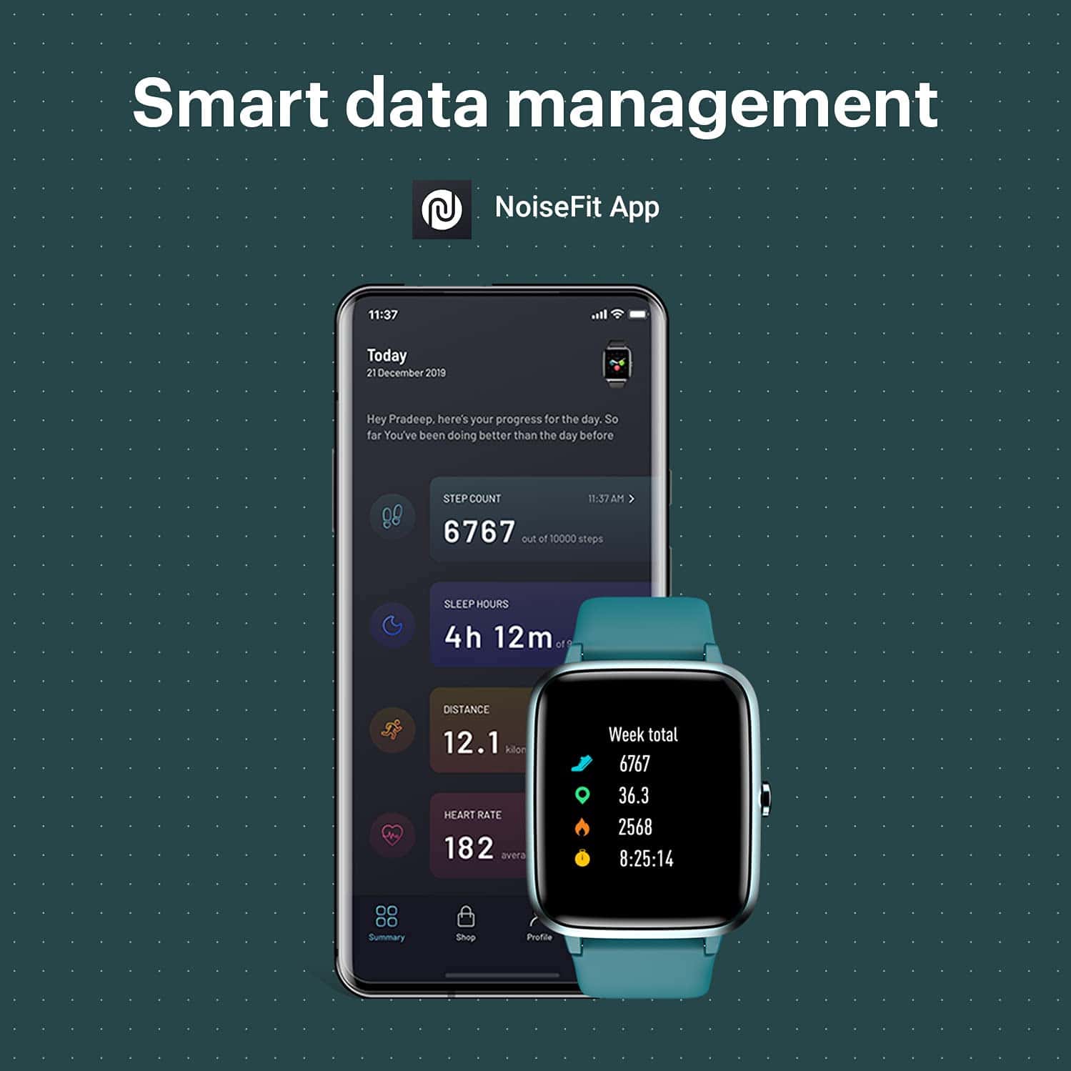 Buy NOISE COLORFIT PRO 2 OXY2 TEAL GREEN Online & Get Upto 60% OFF at ...
