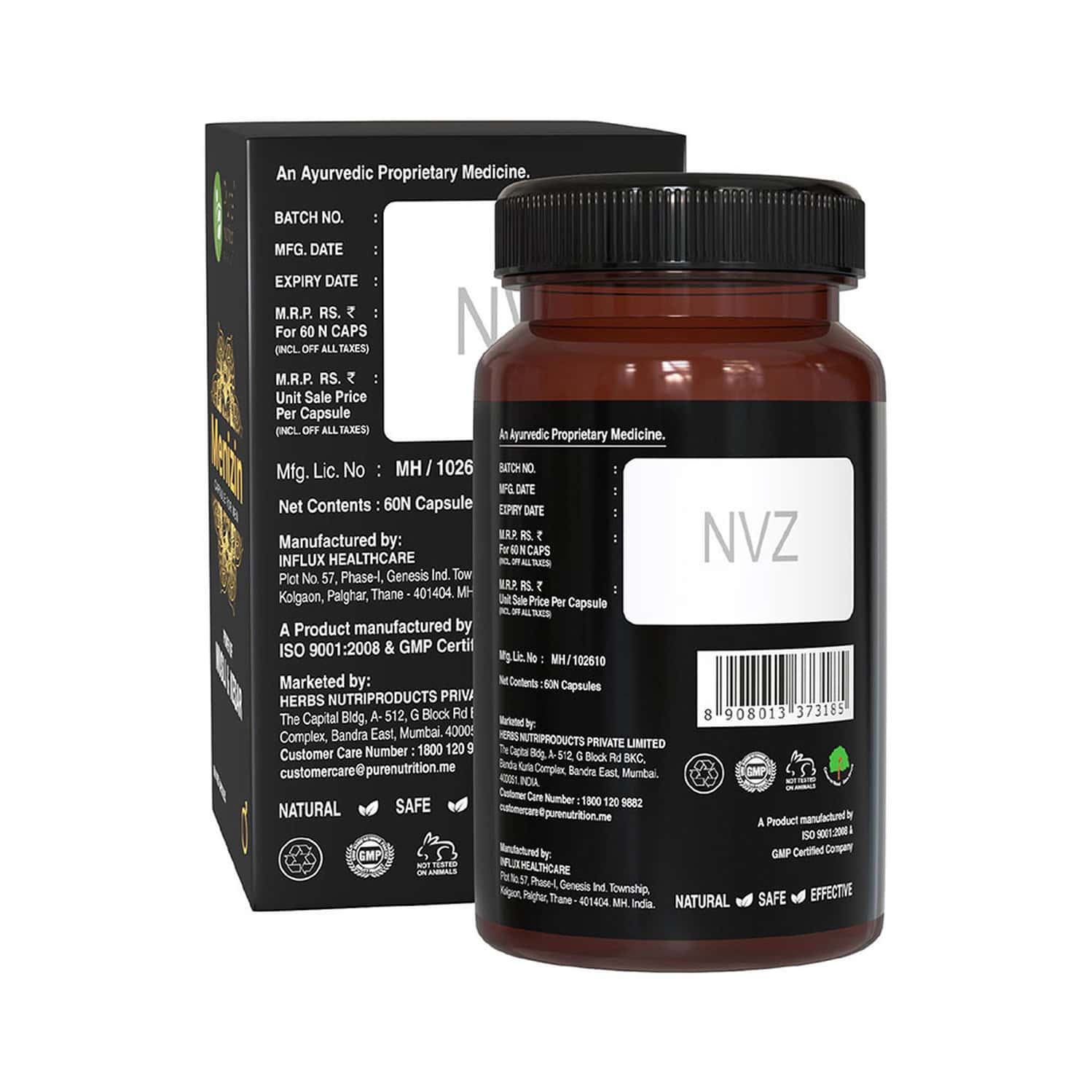 Buy PURE NUTRITION MENIZIN | VITALITY SUPPLEMENT FOR WOMEN | FOR ...