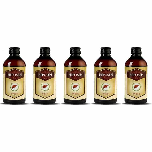 Buy KERALA AYURVEDA HEPOSEM SYRUP 200ML X PACK OF 5 (PACK OF 5) Online ...