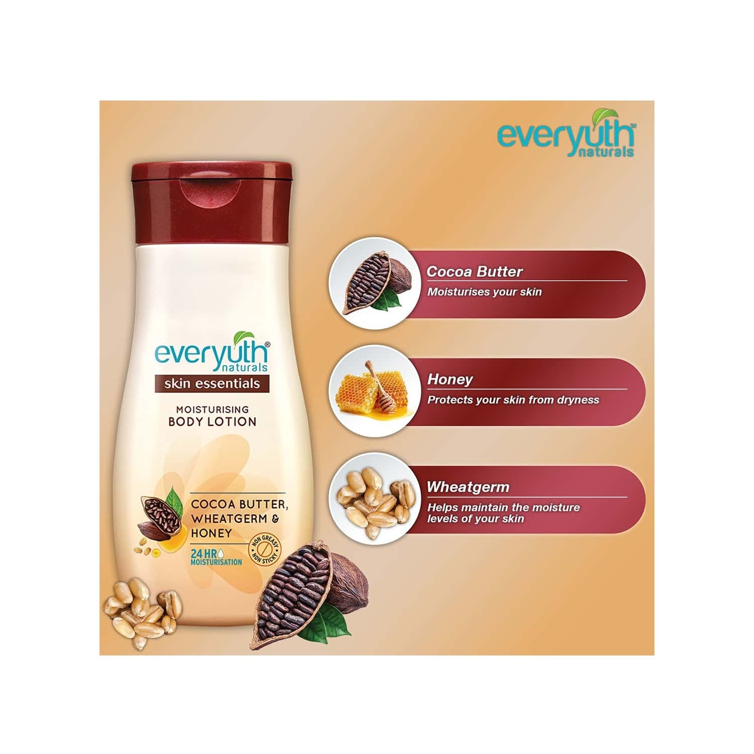 Buy EVERYUTH NATURALS MOISTURIZING BODY LOTION BOTTLE OF 200 ML Online ...