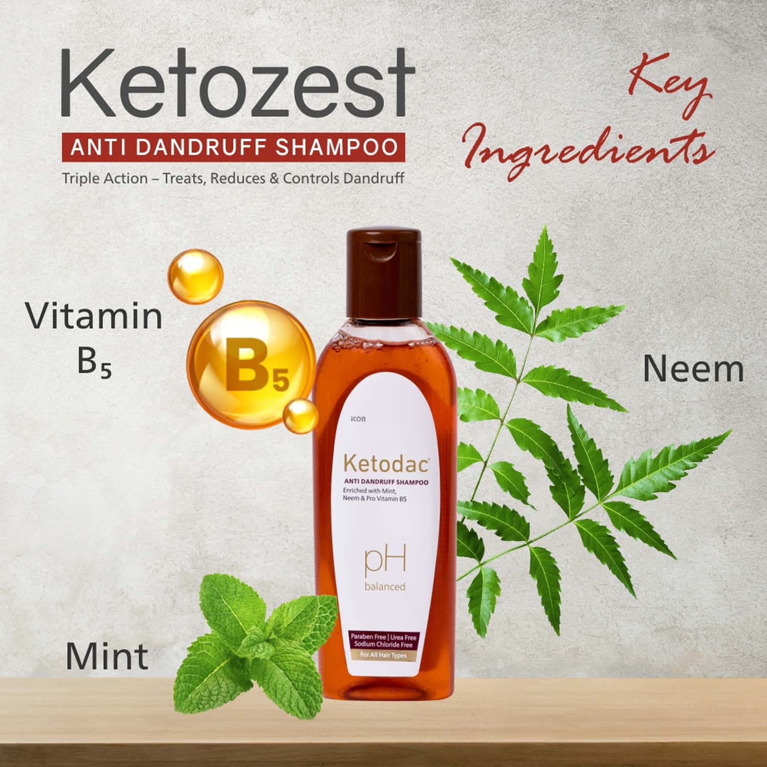 Buy KETOZEST ANTI-DANDRUFF SHAMPOO 100 ML | KETOCONAZOLE 2 % | PARABEN ...