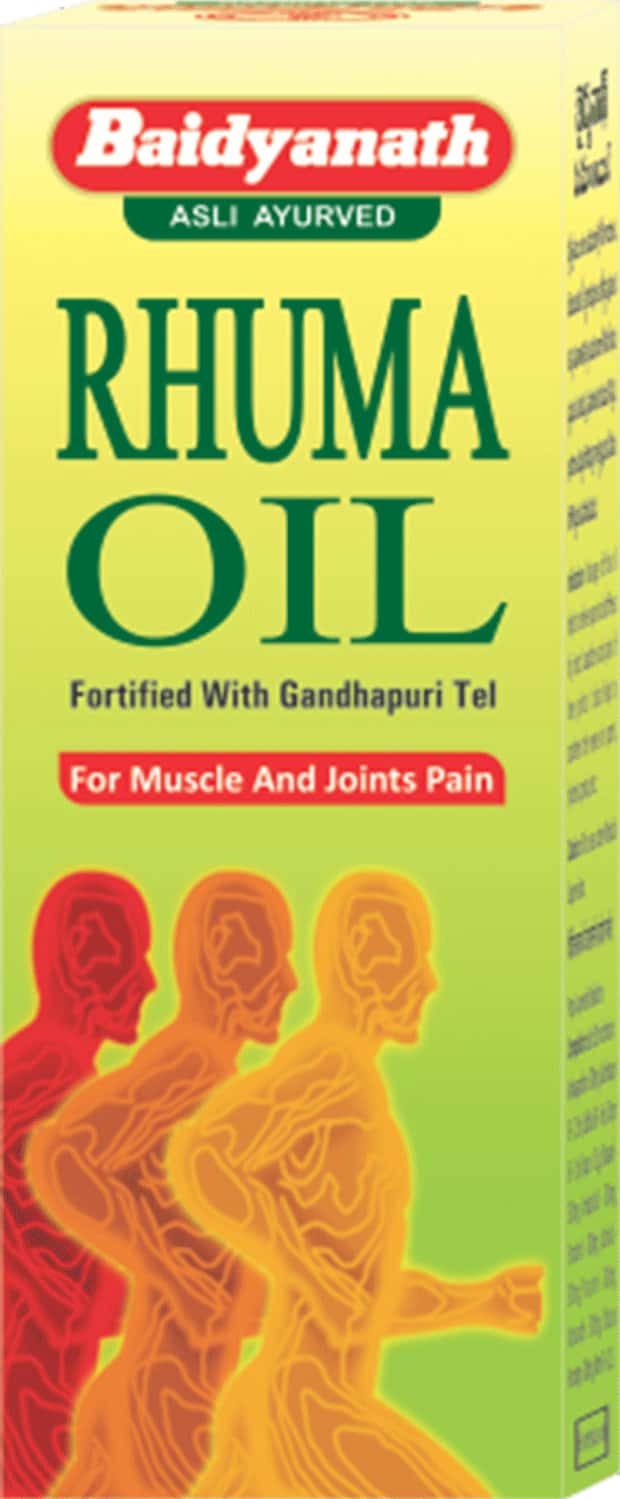 Buy BAIDYANATH RHUMA OIL -HELPS IN KNEE AND JOINTS PAINS STIFFNESS AND ...