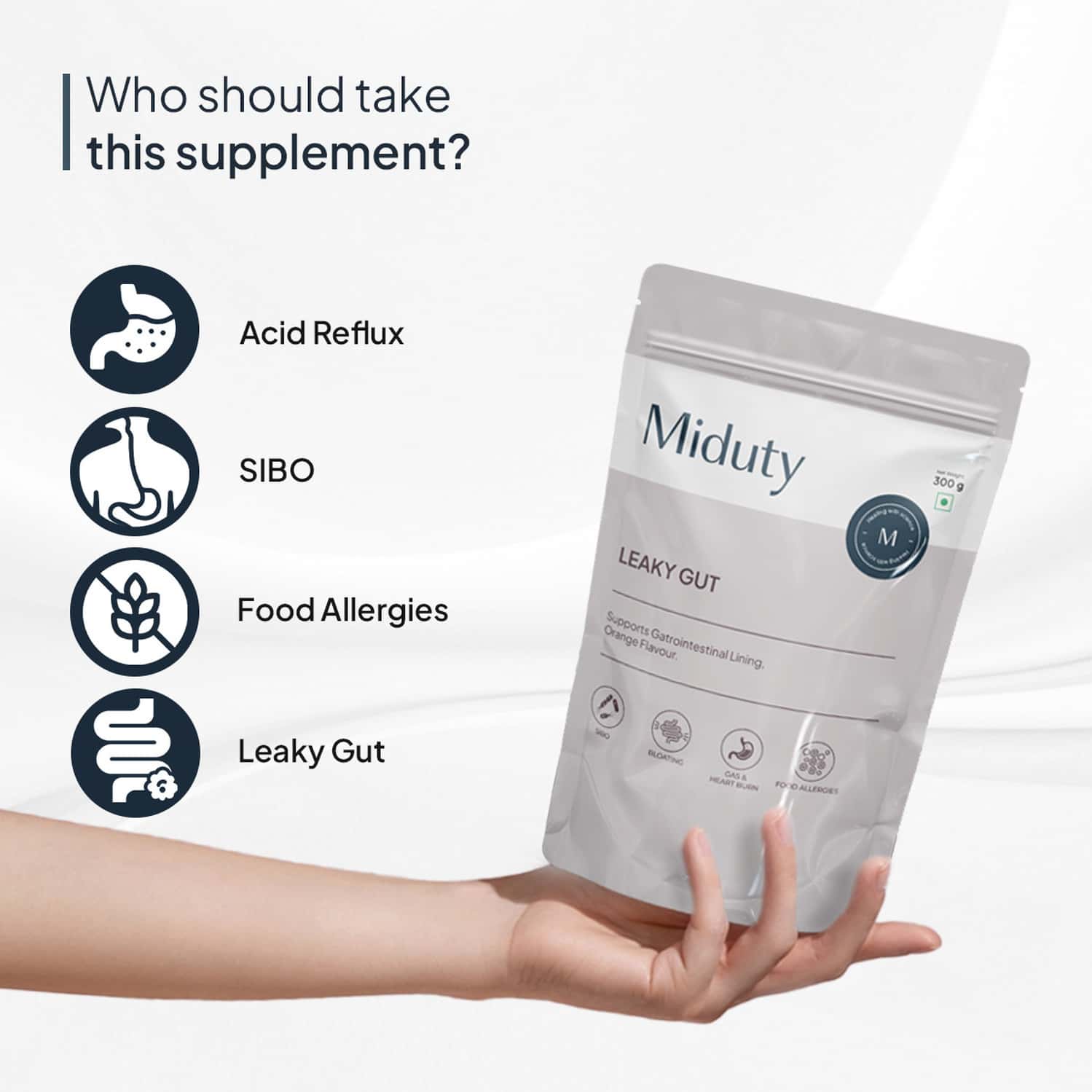 Buy MIDUTY PALAK NOTES LEAKY GUT CONSTIPATION & HEARTBURN RELIEF - L ...