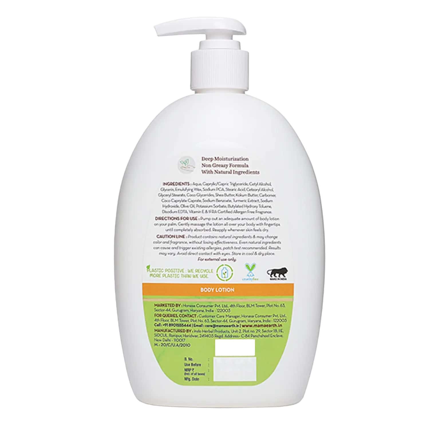 Buy MAMAEARTH UBTAN BODY LOTION 400 ML Online & Get Upto 60% OFF at ...