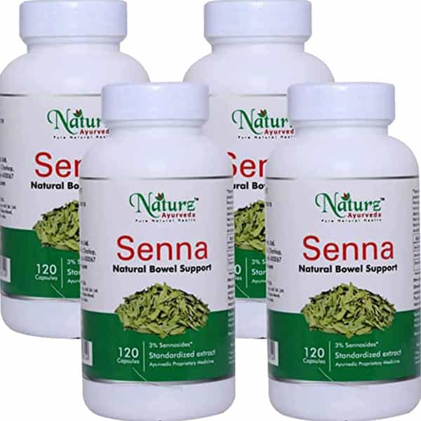 Buy NATURZ AYURVEDA SENNA 120 CAPSULES - PACK OF 4 Online & Get Upto 60 ...