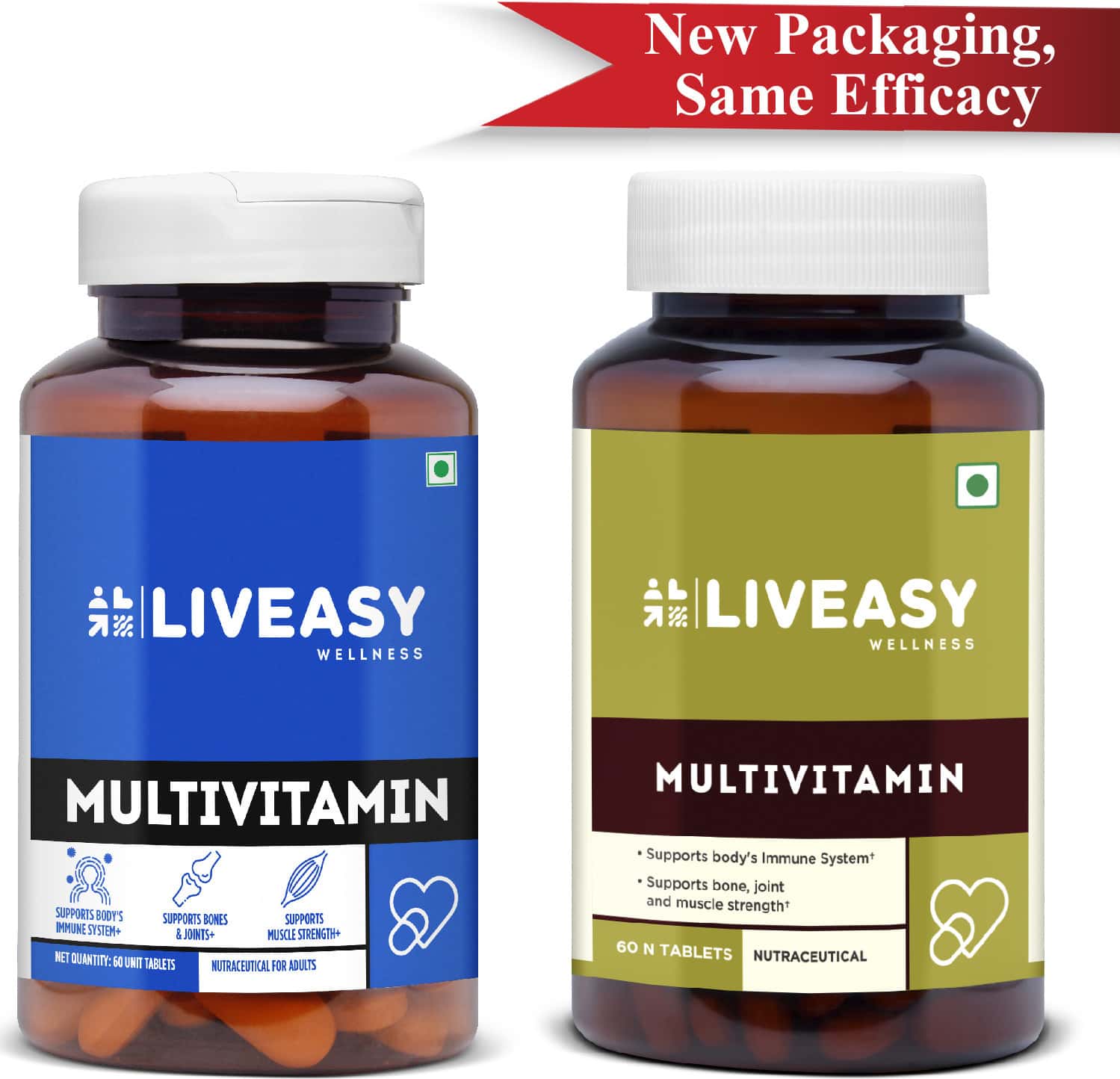 Buy LIVEASY WELLNESS MULTIVITAMIN MULTIMINERAL - IMMUNITY BOOSTER ...