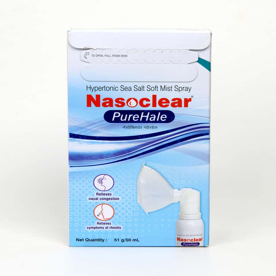Buy NASOCLEAR MIST NASAL SPRAY 100ML Online & Get Upto 60% OFF at PharmEasy