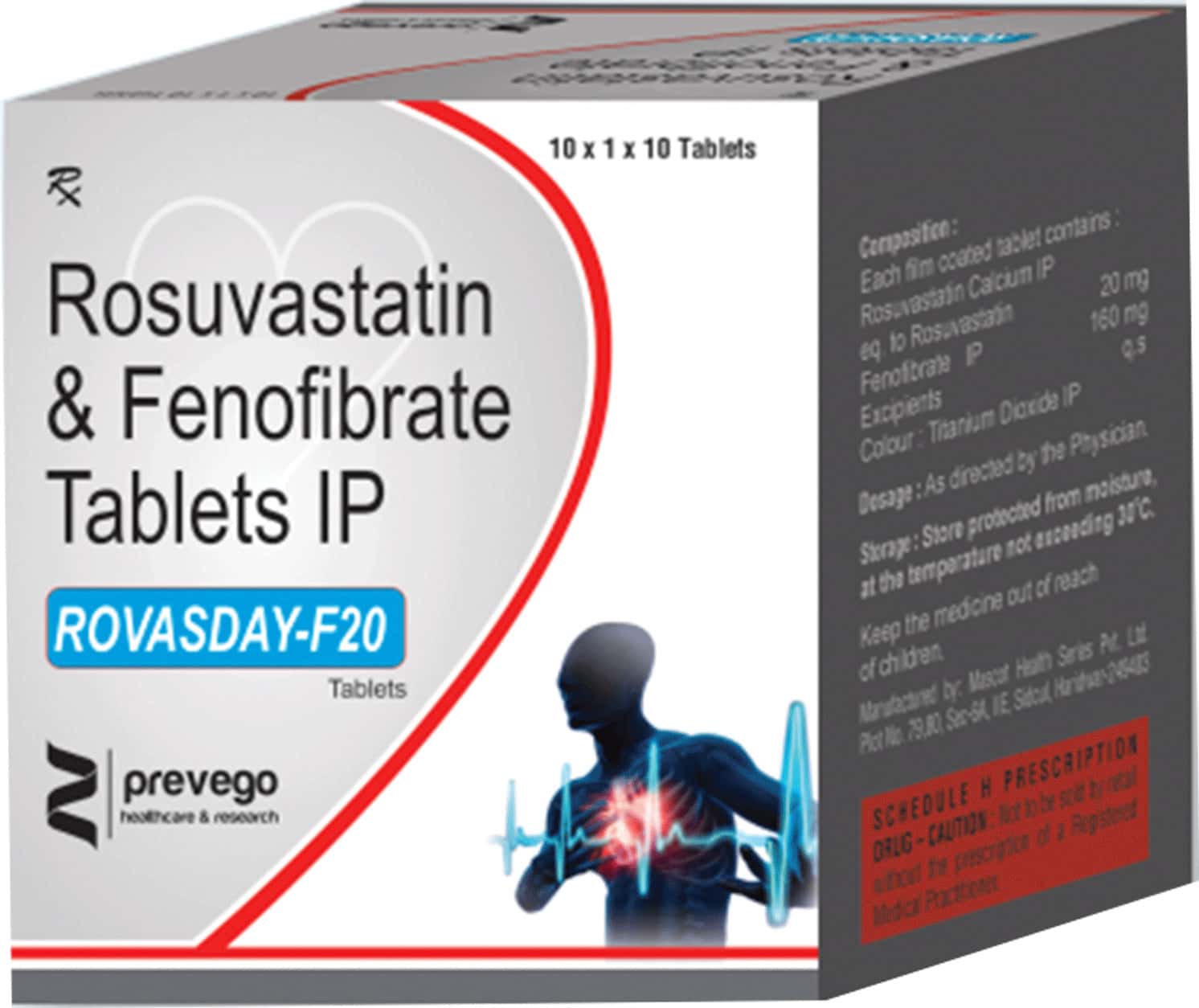 Rovasday F 20mg Strip Of 10 Tablets: Uses, Side Effects, Price & Dosage ...