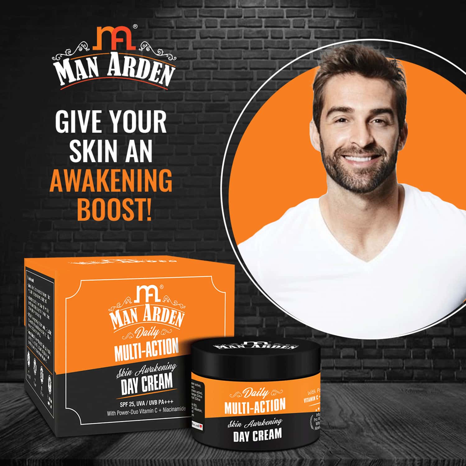 Buy MAN ARDEN DAILY MULTI-ACTION SKIN AWAKENING DAY CREAM VITAMIN C ...