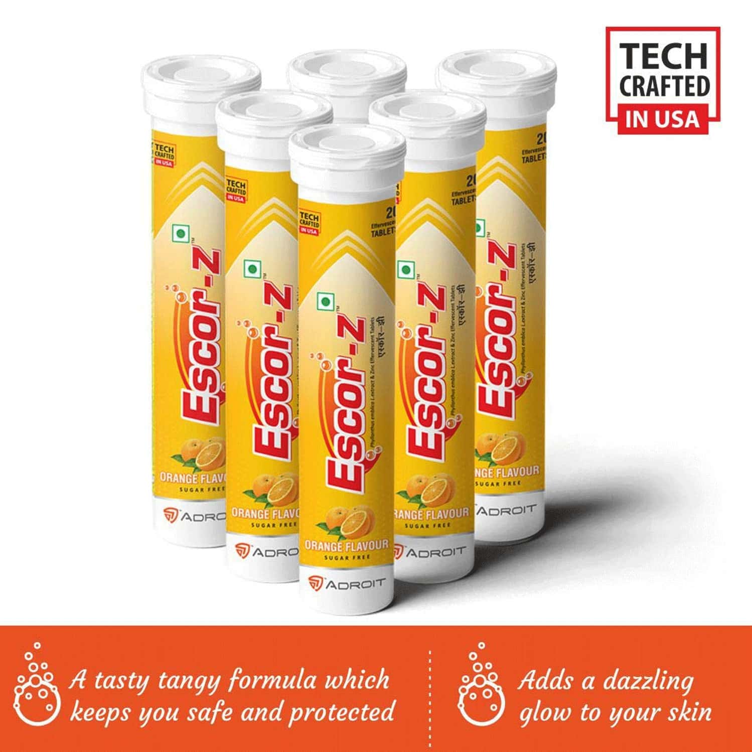 Buy HEALTHVIT N-ACETYL L-CYSTEINE 600MG - SUGAR FREE 10 EFFERVESCENT TABLETS ORANGE FLAVOR ...