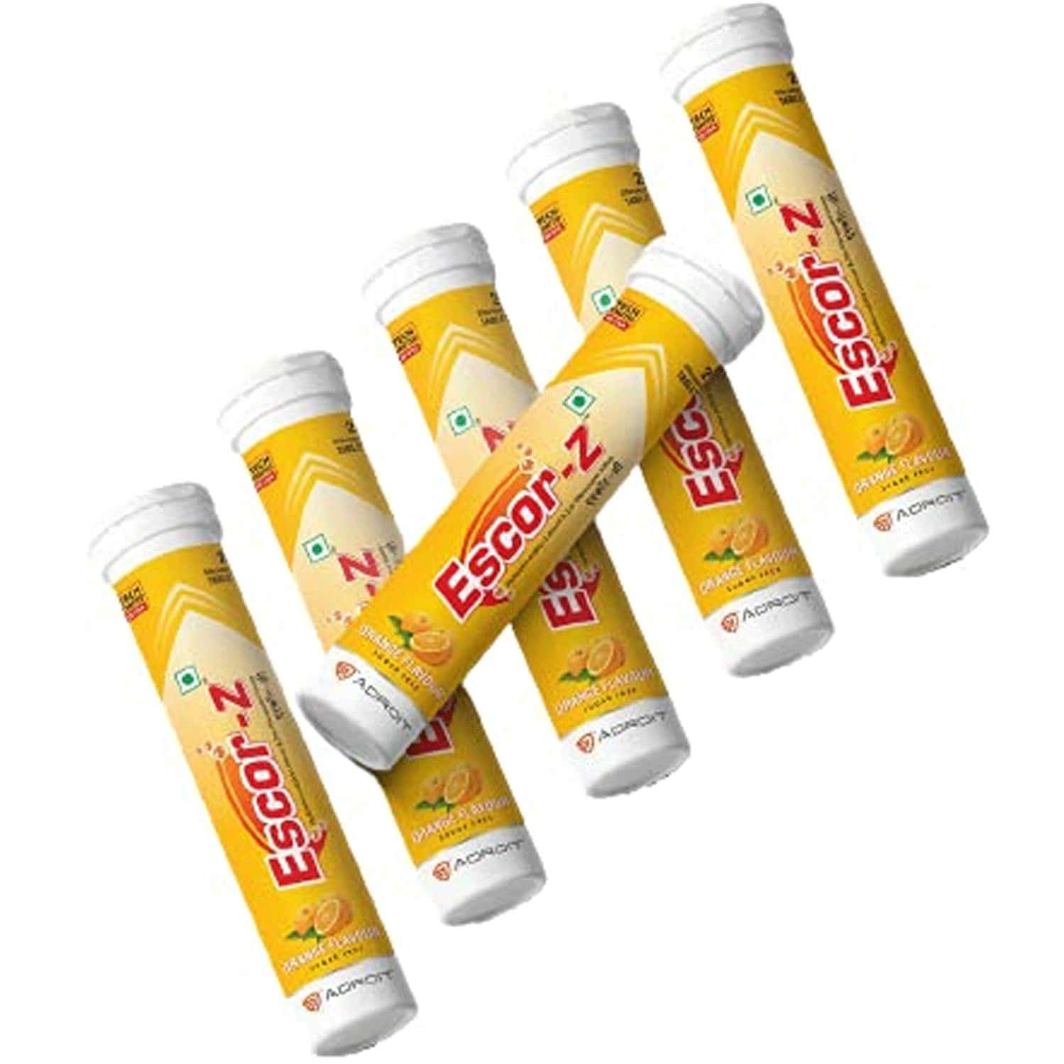 Buy ESCOR-Z EFFERVESCENT TABLETS|ORANGE FLAVOR | SUGAR-FREE | 20 ...
