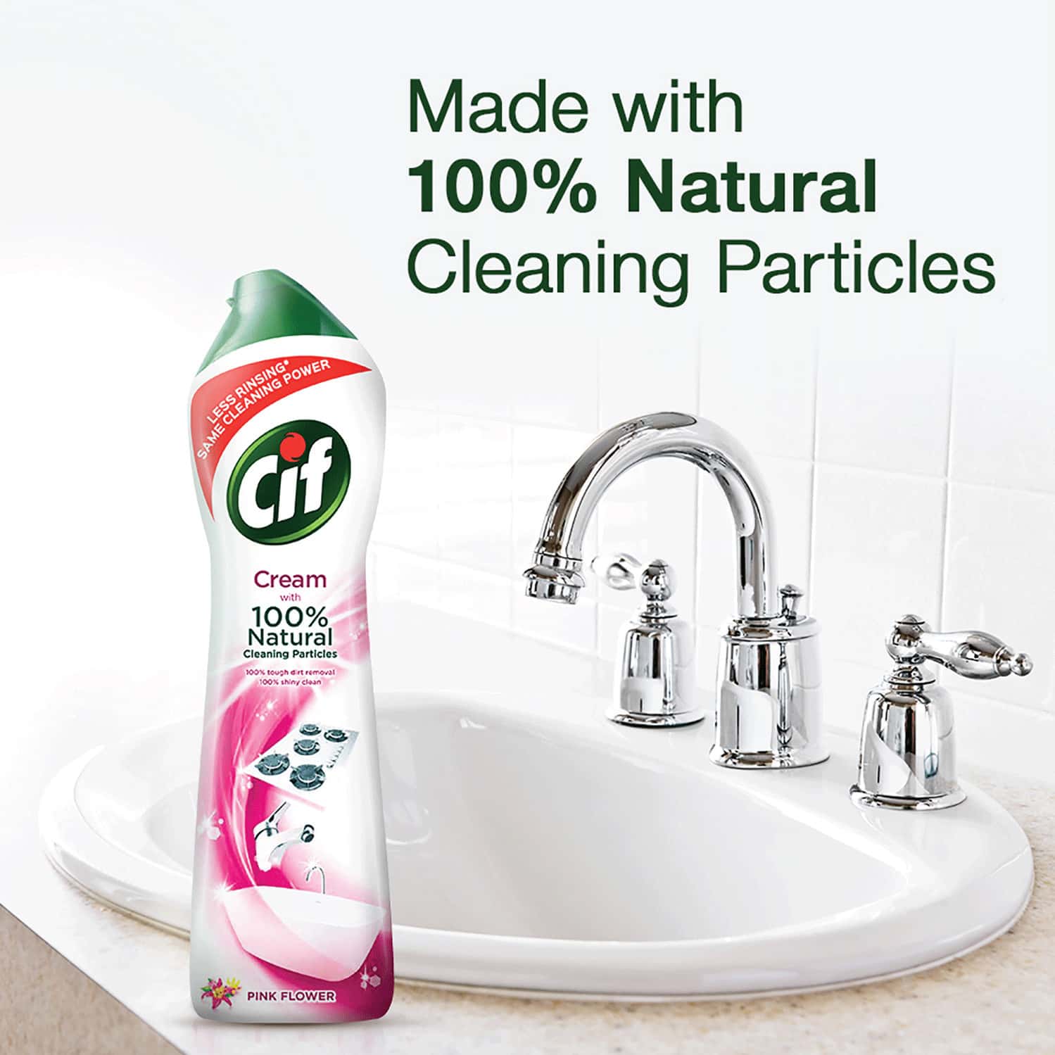 Buy CIF FLORAL CREAM MULTIPURPOSE SURFACE CLEANER FOR TOUGH STAINS ...