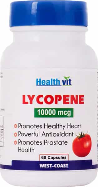 Buy HEALTHVIT LYCOPENE 10000 MCG, BOTTLE OF 60 CAPSULES Online & Get ...