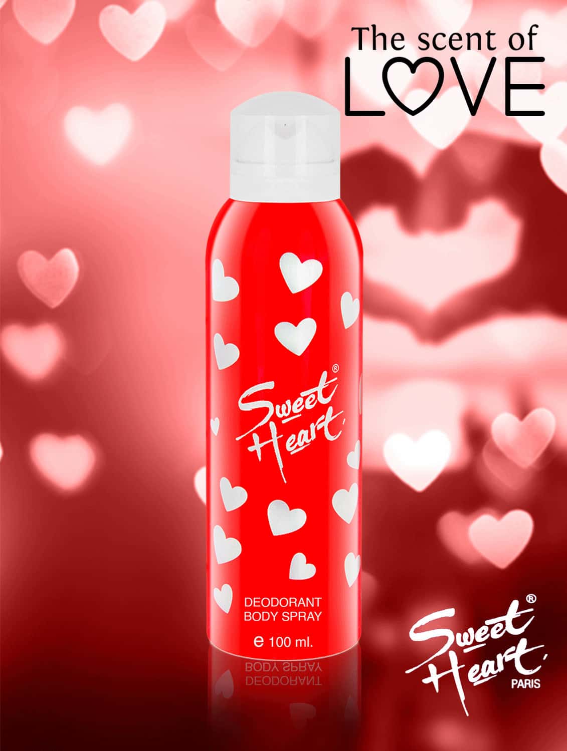 Buy SWEET HEART RED DEODORANT PERFUMED BODYSPRAY 100ML Online & Get ...
