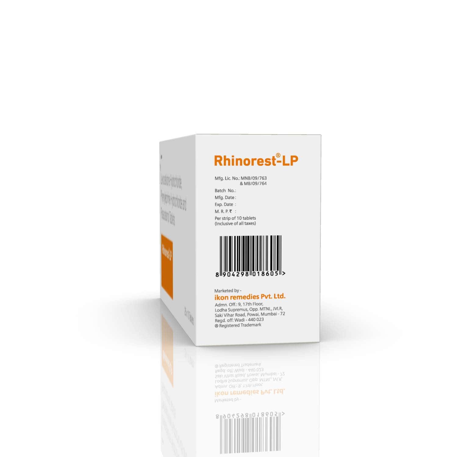 Buy RHINOREST-LP TABLETS Online & Get Upto 60% OFF at PharmEasy