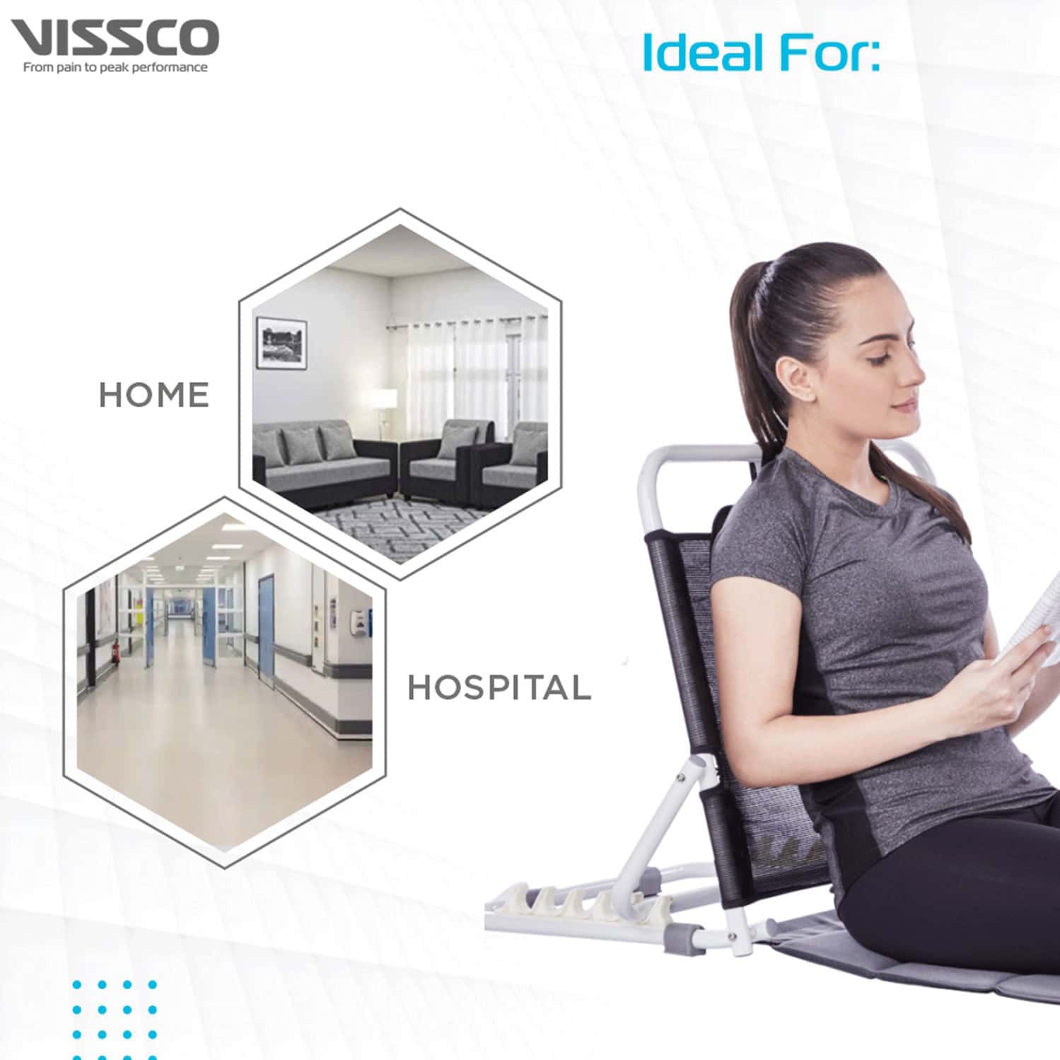 Buy VISSCO ORTHOPAEDIC HOSPITAL BACK REST|BACK SUPPORT FOR HOSPITALISED ...