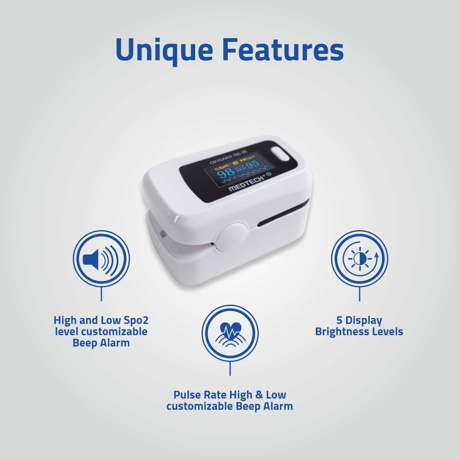 Buy MEDTECH PULSE OXIMETER OG 05 Online & Get Upto 60% OFF at PharmEasy