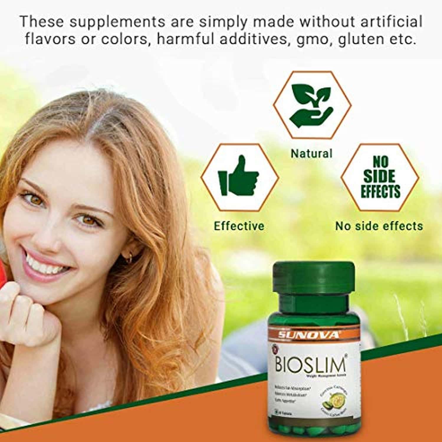Buy SUNOVA BIOSLIM FAT BURNER TABLETS ORGANIC WEIGHT MANAGEMENT FORMULA ...