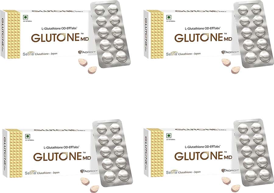Buy GLUTONE MD GLUTATHIONE MOUTH-DISSOLVING TABLETS WITH SETRIA L ...