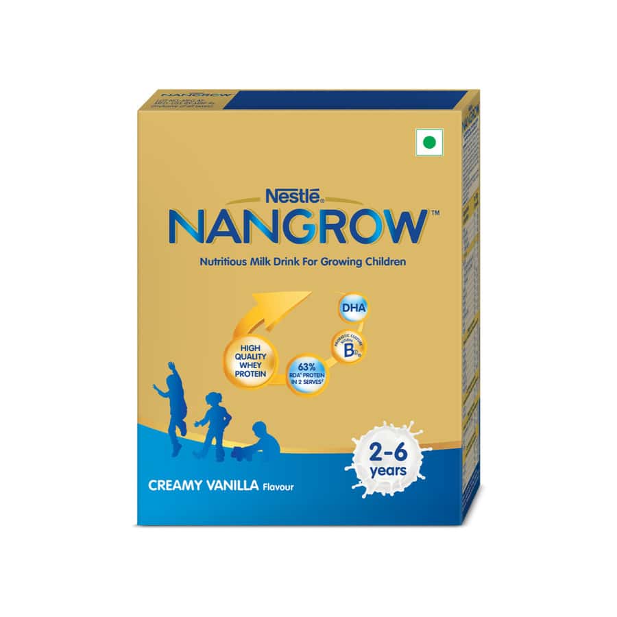 Buy NESTLE NANGROW CREAMY VANILLA 2-6 YEARS, BOX OF 400G WITH FREE ...