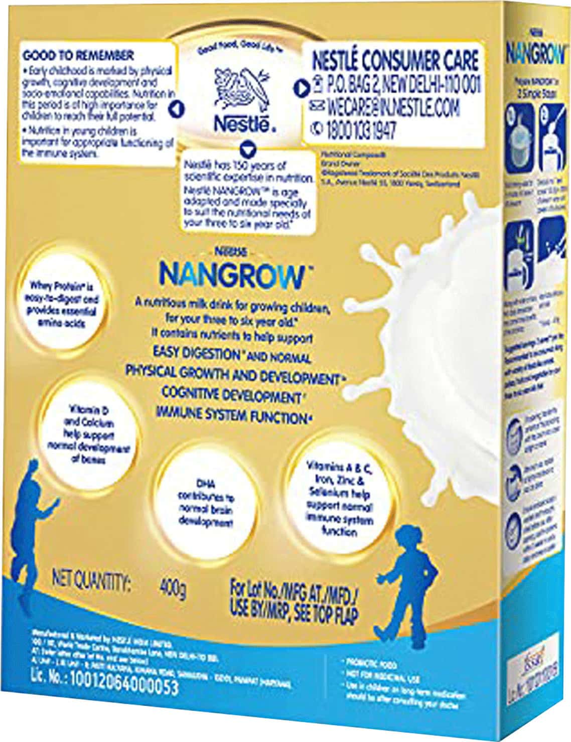 Buy NESTLE NANGROW NUTRITIOUS MILK DRINK FOR GROWING CHILDREN, CREAMY ...