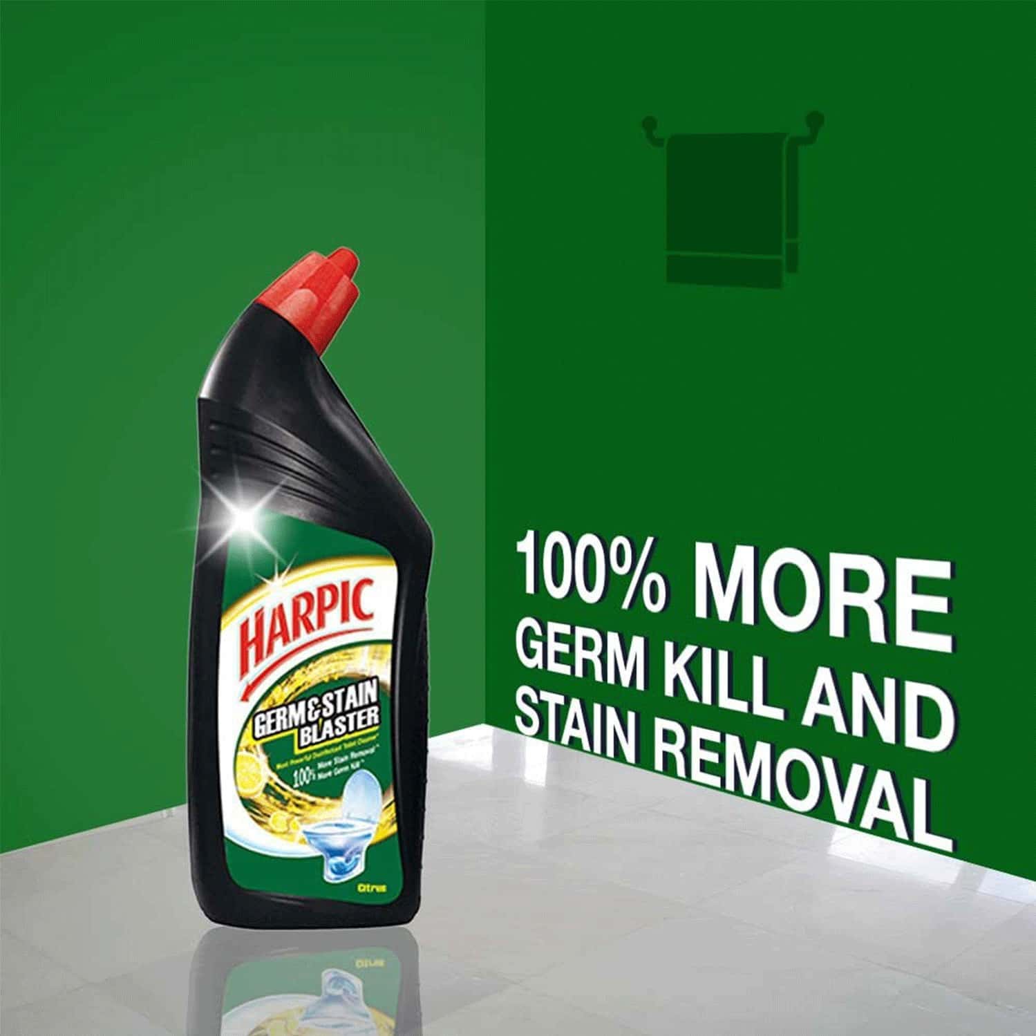 Buy HARPIC 'GERM & STAIN BLASTER' DISINFECTANT TOILET CLEANER, CITRUS ...