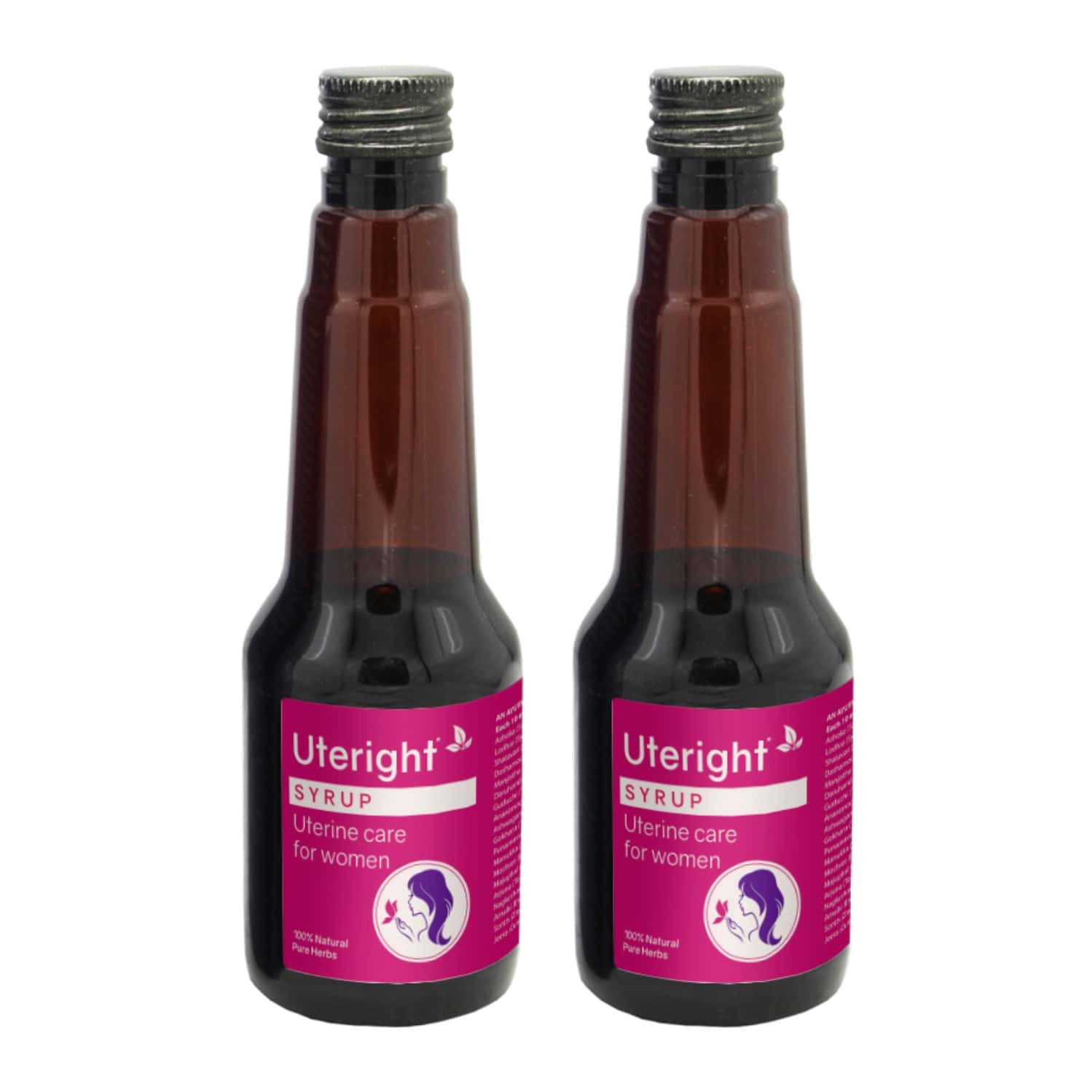 Buy UTERIGHT SYRUP (200 ML - PACK OF 4) HELPS TO STRENGTHEN FEMALE ...
