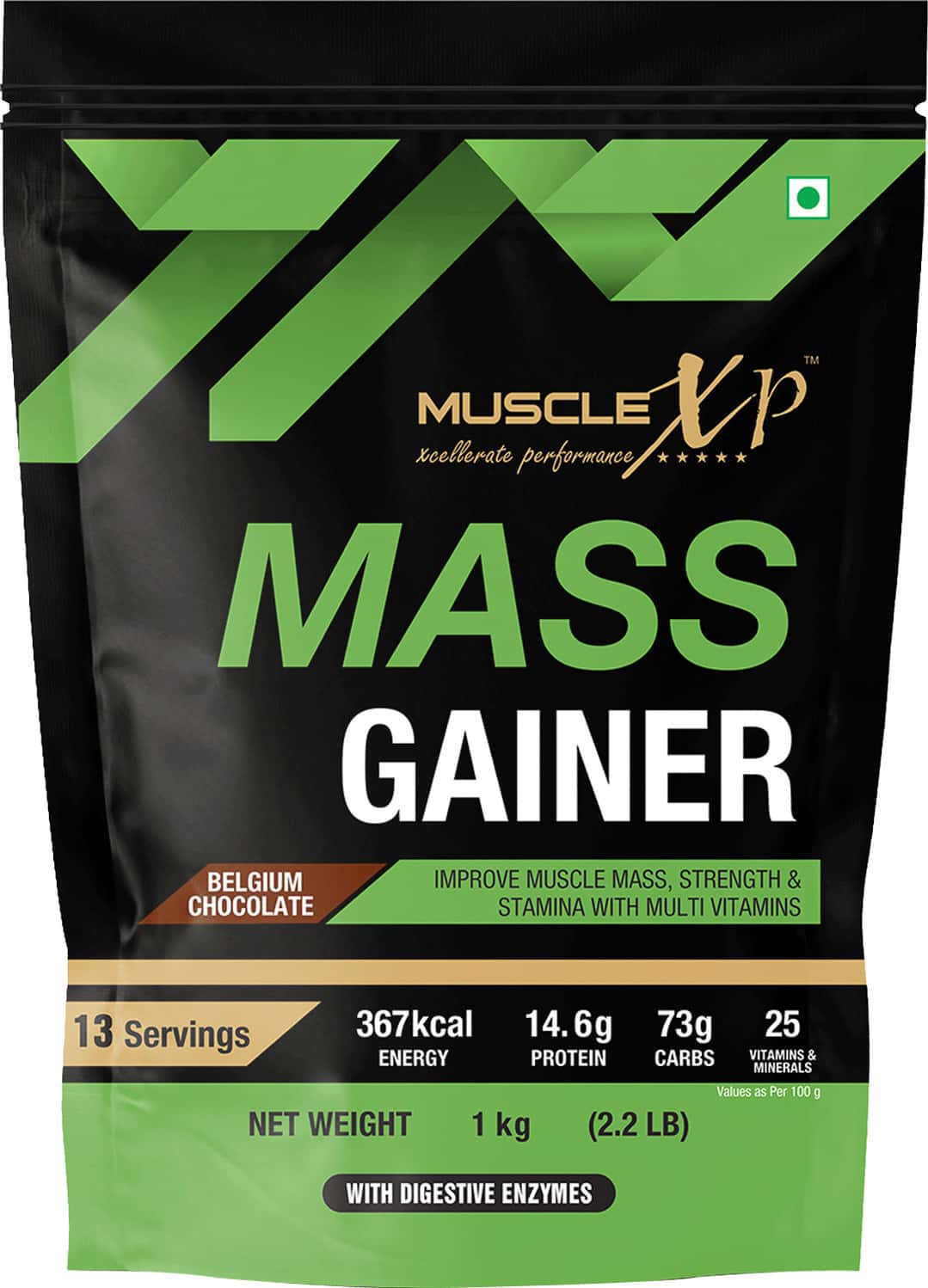 Buy MUSCLE BLAZE SUPER MASS GAINER 1 KG (CHOCOLATE) Online & Get Upto ...