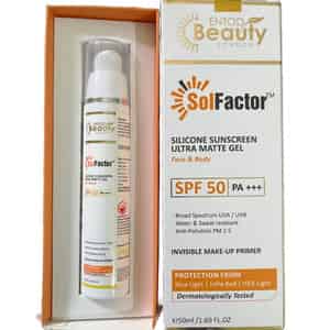 Buy SOLFACTOR SPF 50 PA+++ SILICONE SUNSCREEN ULTRA MATTE GEL 50 ML ...