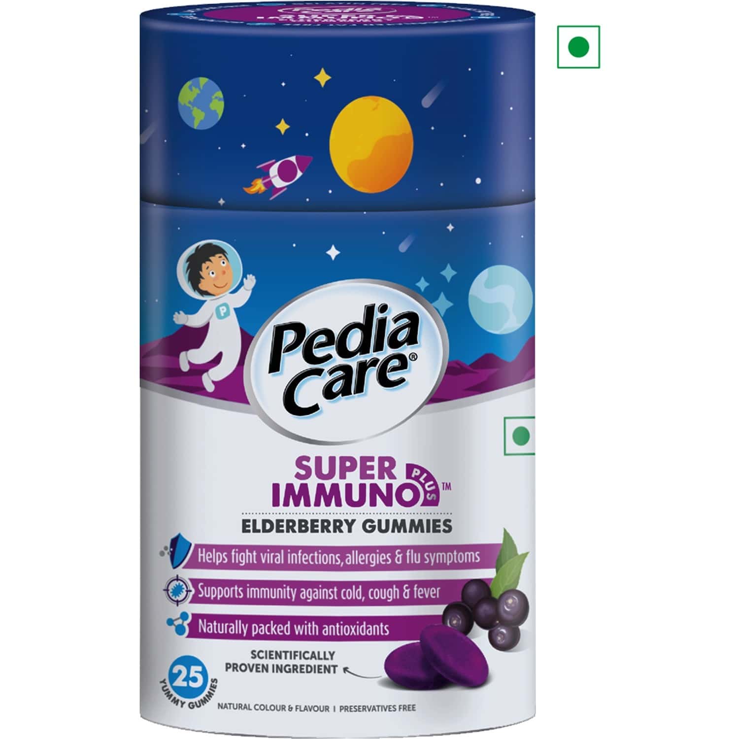 Buy PEDIACARE SUPER IMMUNO PLUS ELDERBERRY GUMMIES FOR KIDS ABOVE 2 ...