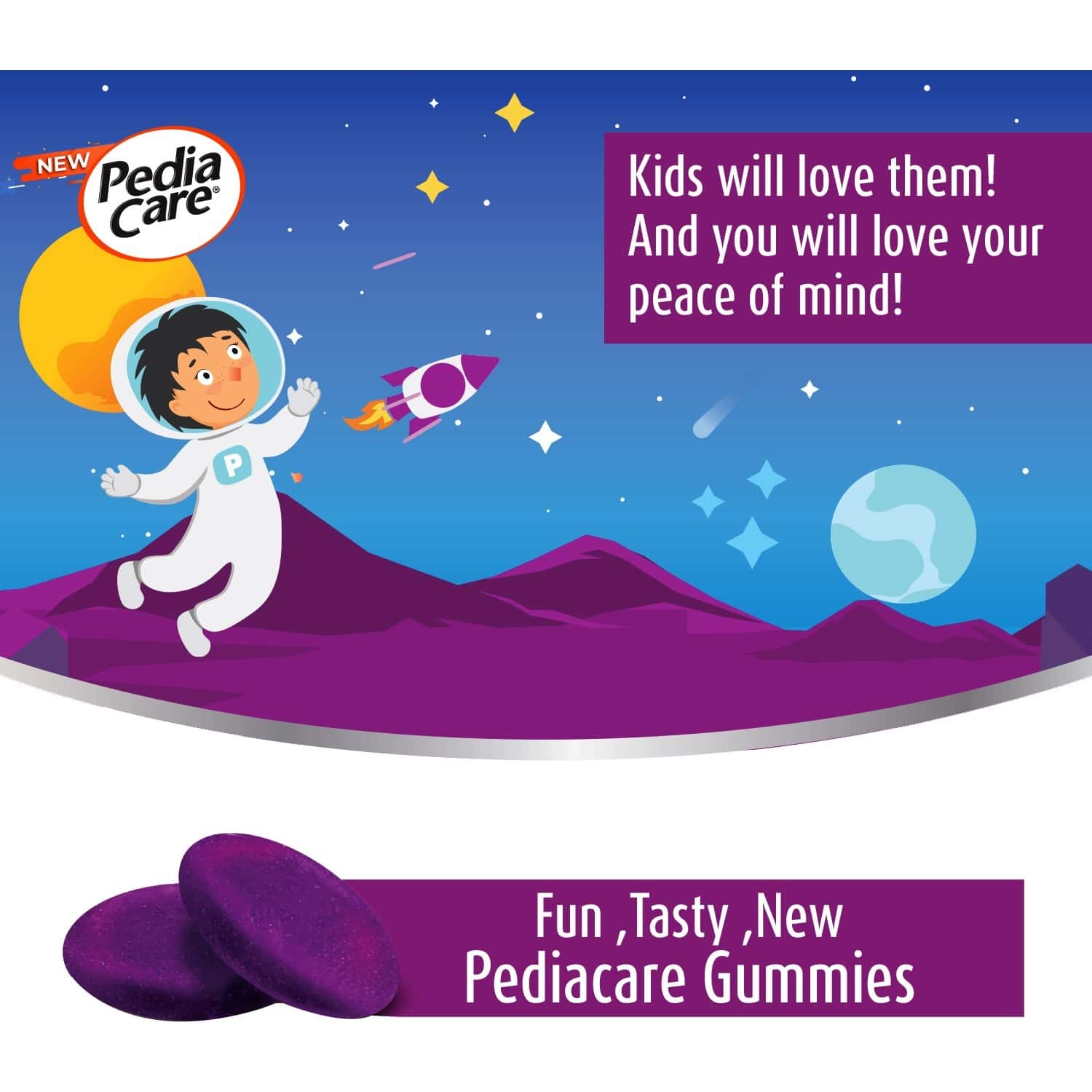 Buy PEDIACARE SUPER IMMUNO PLUS ELDERBERRY GUMMIES FOR KIDS ABOVE 2 ...