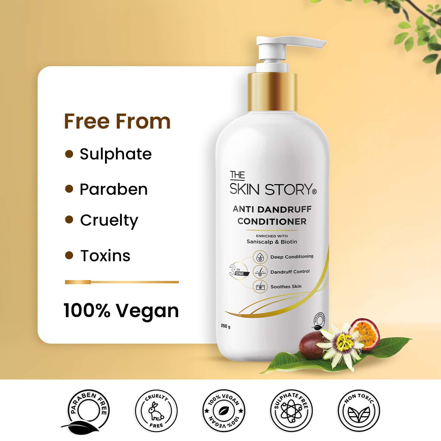 Buy THE SKIN STORY ANTI DANDRUFF CONDITIONER, 250G Online & Get Upto 60 ...