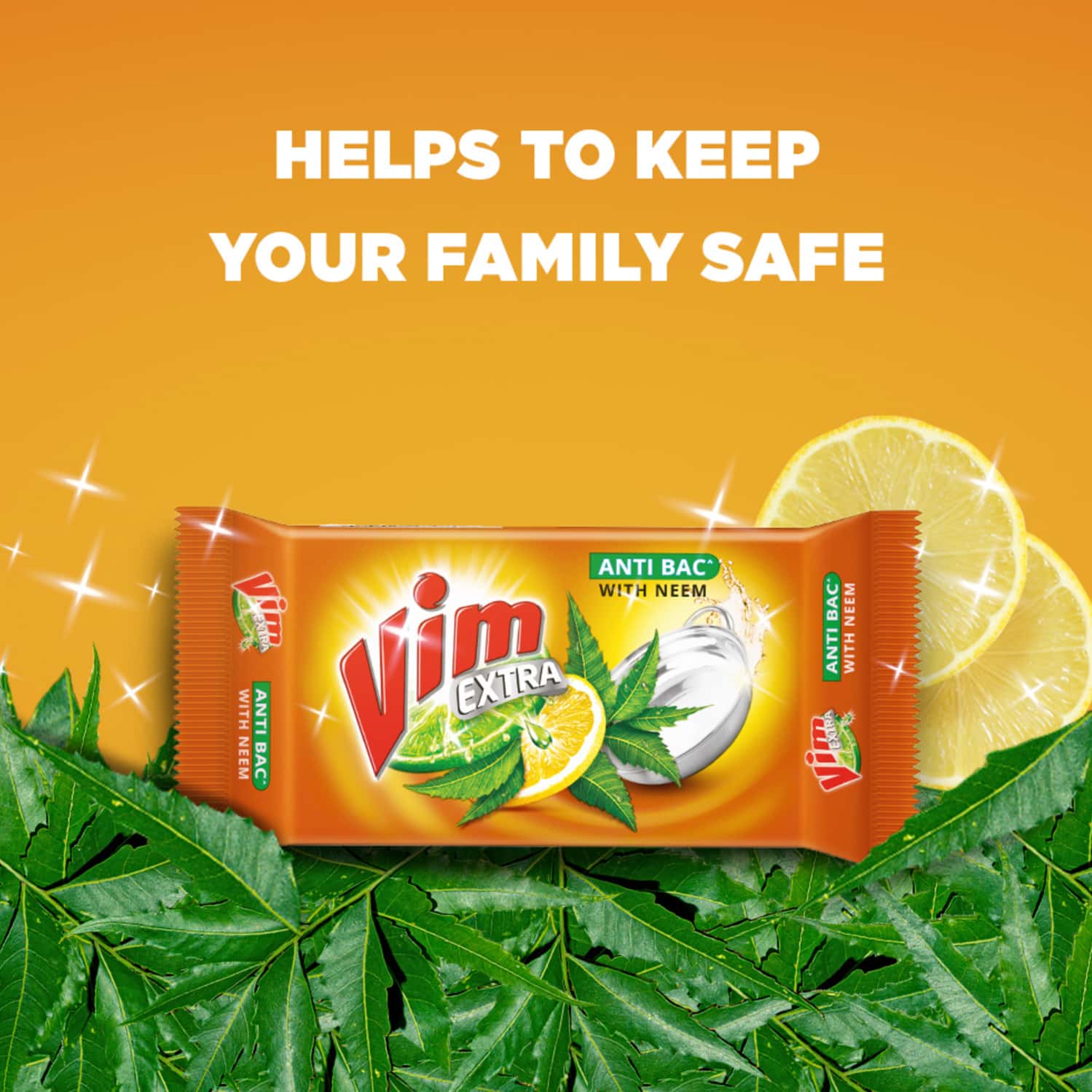 Buy VIM DISHWASH ANTI BAC BAR NEEM 200G (PACK OF 3) Online & Get Upto ...