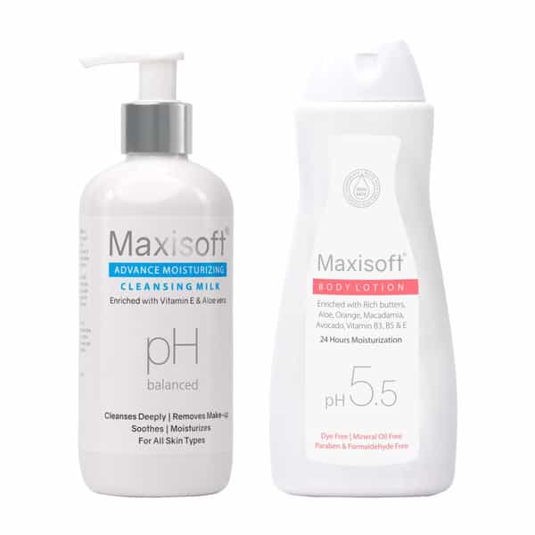 Buy MAXISOFT WINTER CARE MOISTURISING CLEANSING MILK 300 ML AND BODY ...