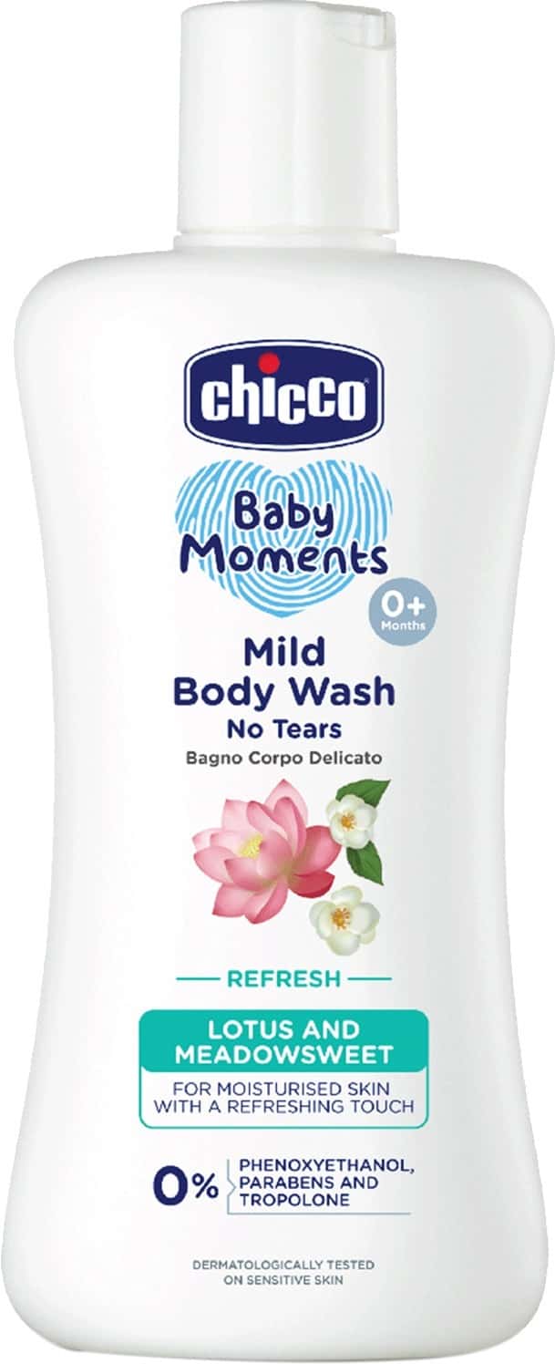 Buy CHICCO BABY MOMENTS MILD BODY WASH PROTECT, NO TEARS FOR SOFT SKIN ...