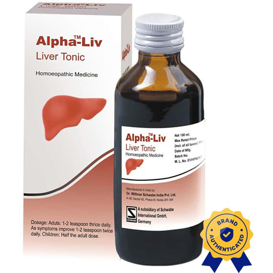 Buy DR.WILLMAR SCHWABE INDIA ALPHA - LIV SYRUP (100 ML) PACK OF 2 ...