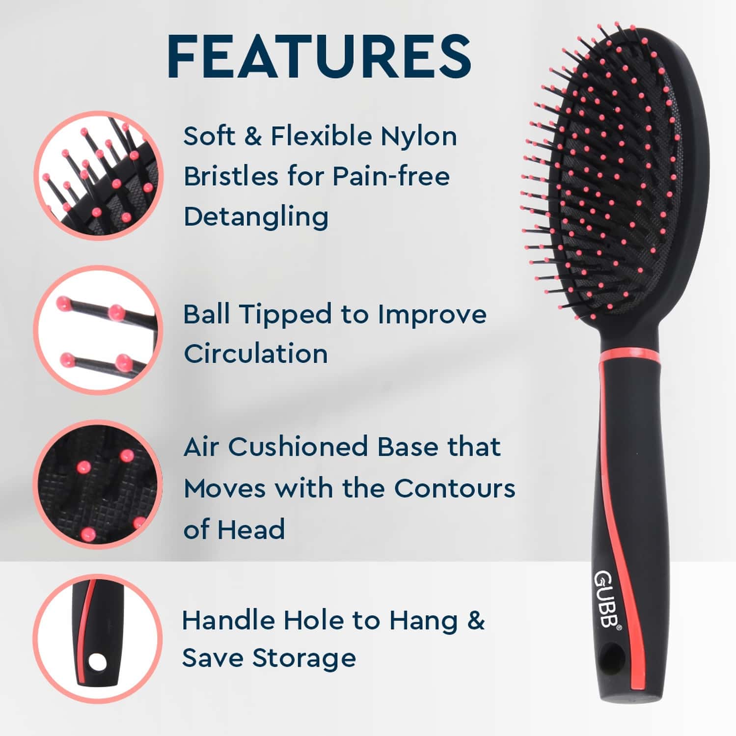 Buy GUBB OVAL BRUSH VOGUE RANGE Online & Get Upto 60% OFF at PharmEasy