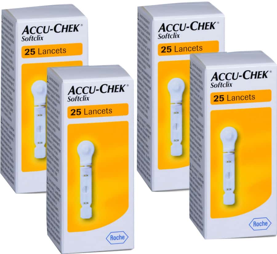 Buy ACCU-CHEK SOFTCLIX LANCING DEVICE AND 25 LANCETS COMBIKIT 1 NO'S ...