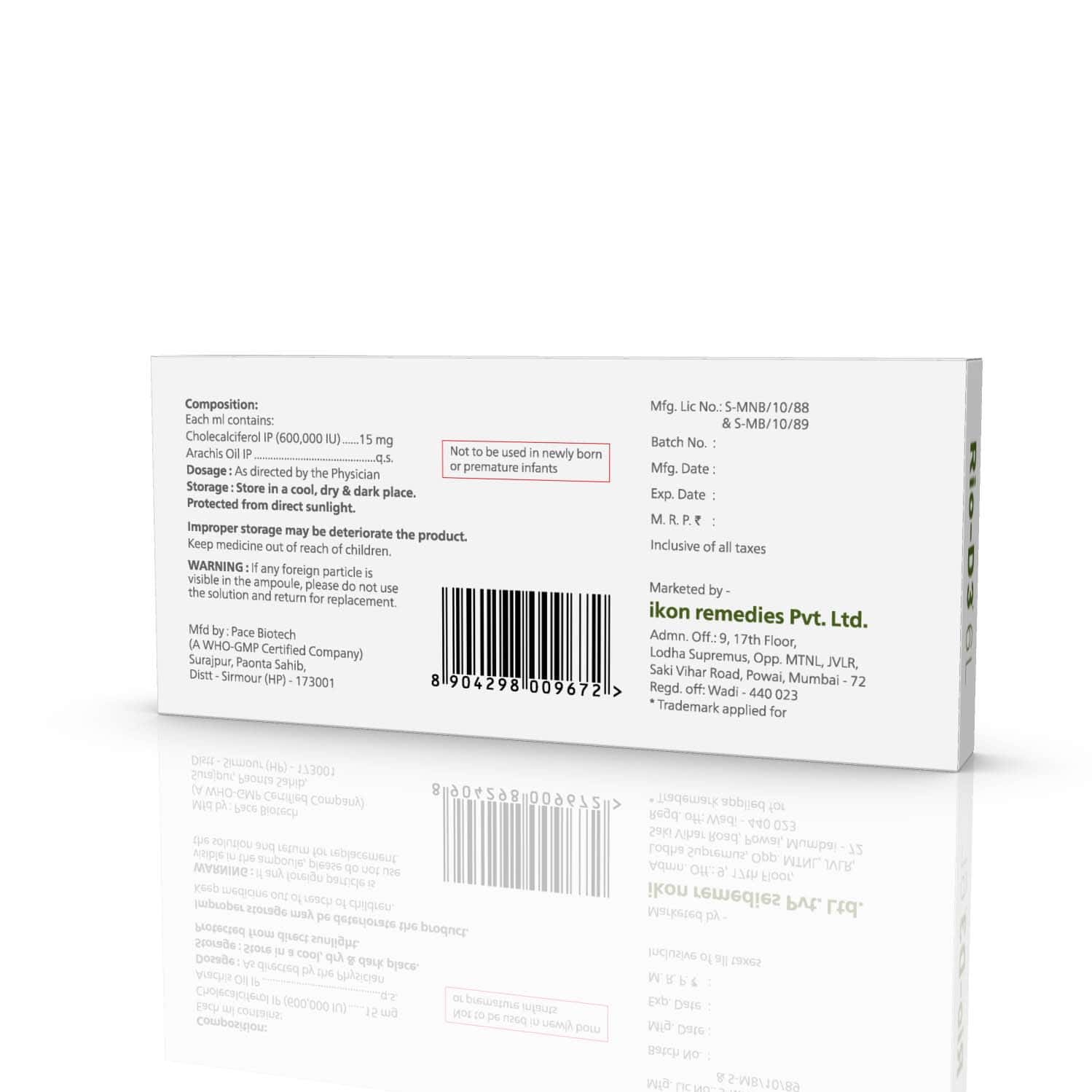 Buy RIO-D3 INJECTION Online & Get Upto 60% OFF at PharmEasy