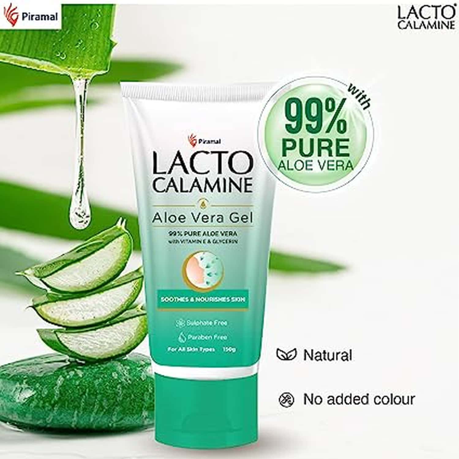 Buy LACTO CALAMINE ALOE VERA GEL 2 NOS + SUNSHIELD MATTE LOOK SUNSCREEN ...