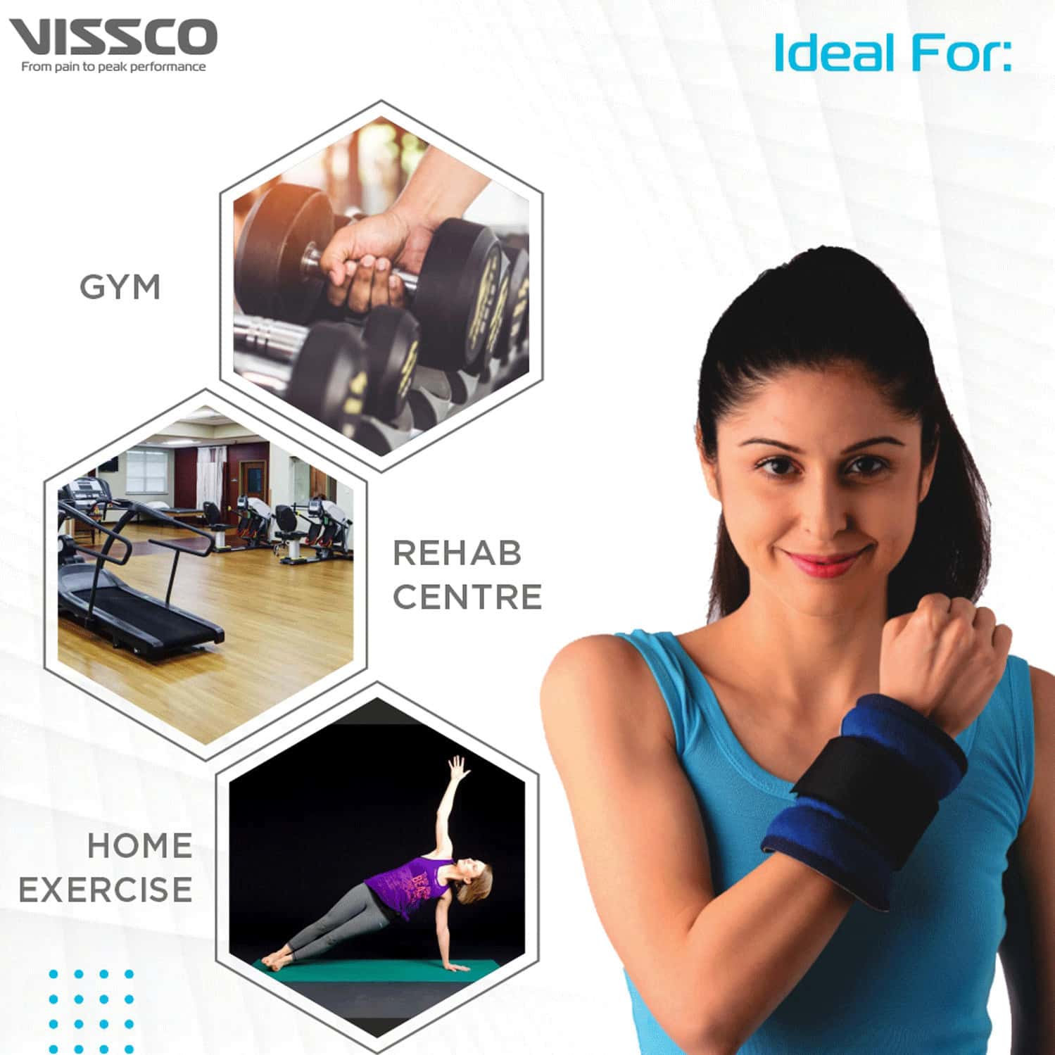 Buy VISSCO WEIGHT CUFF | PLACE ON WRIST OR ANKLE WHILE EXERCISES ...
