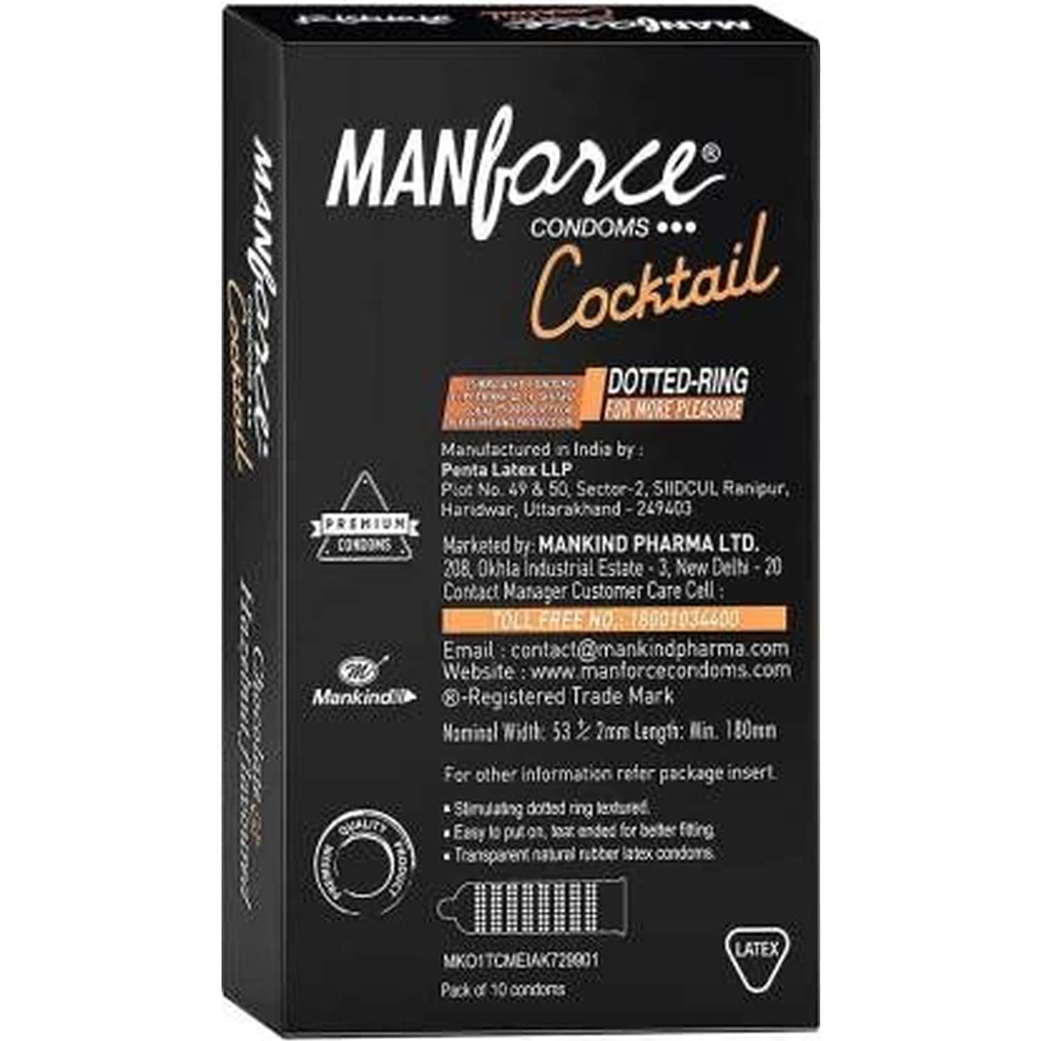 Buy MANFORCE COCKTAIL CONDOMS HAZELNUT & CHOCOLATE FLAVOURED(SET OF 2 ...