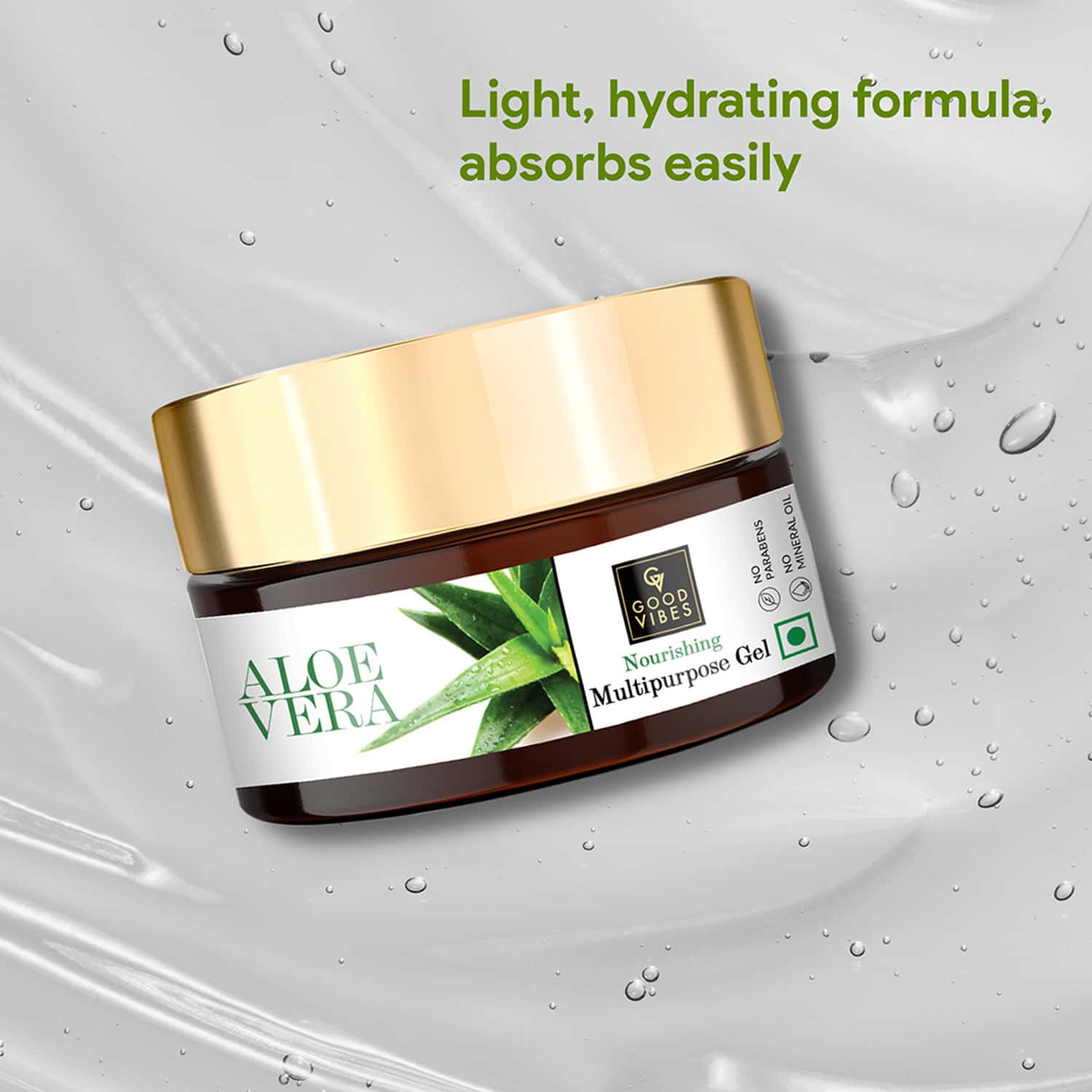 Buy GOOD VIBES GEL - ALOE VERA - 100 GM Online & Get Upto 60% OFF at ...