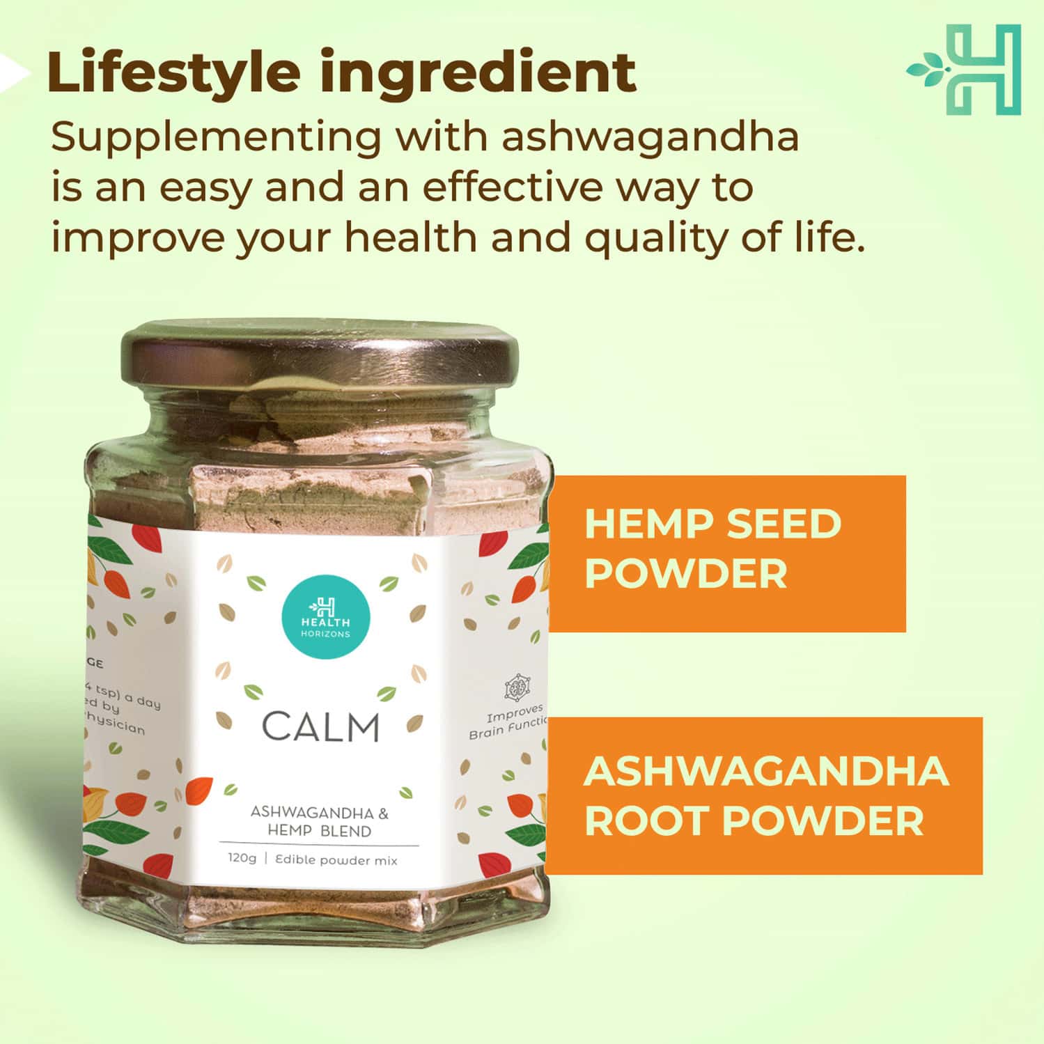 Buy HEALTH HORIZONS ASHWAGANDHA & HEMP BLEND|IMMUNITY BOOST & CALMING ...
