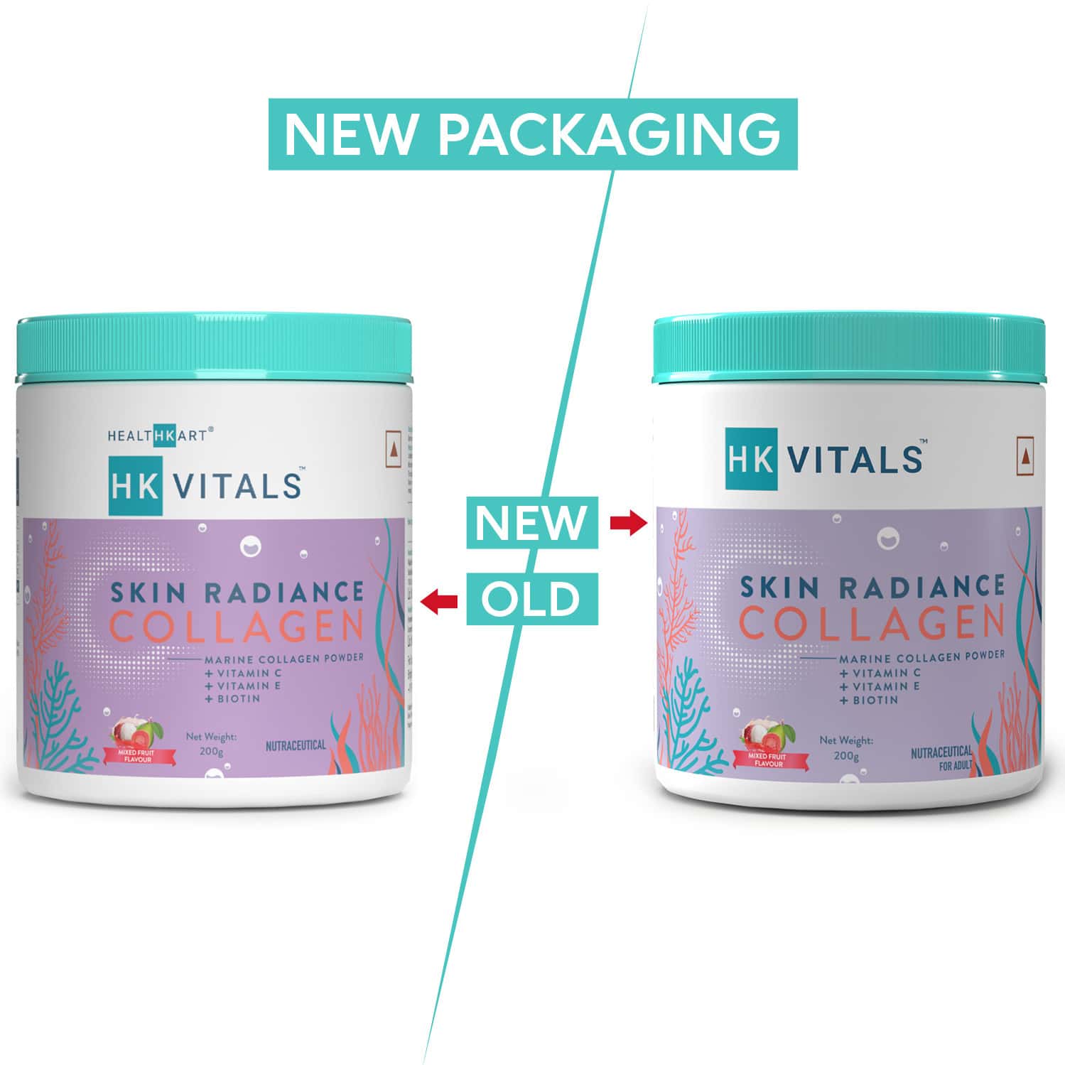 Buy HEALTHKART HK VITALS SKIN RADIANCE COLLAGEN POWDER, MARINE COLLAGEN ...