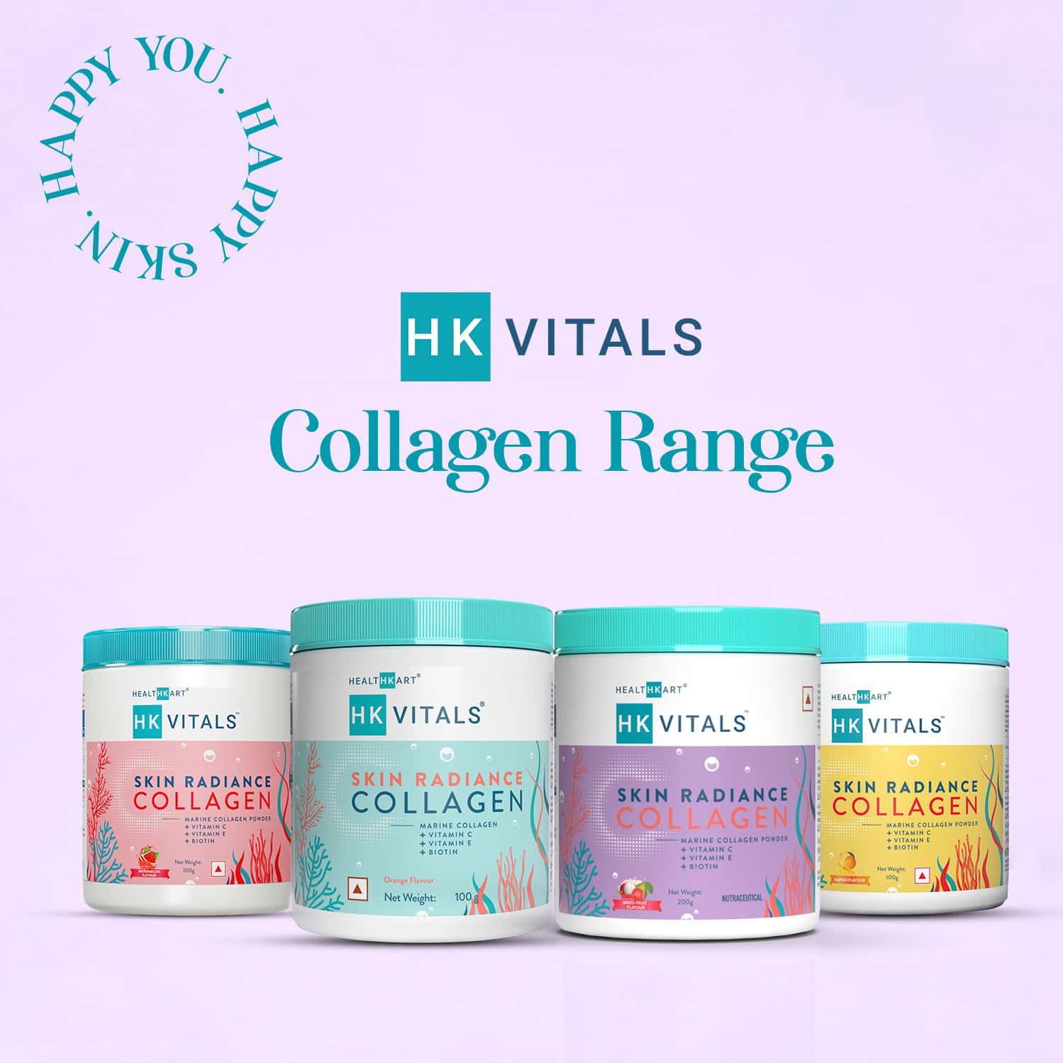 Buy HEALTHKART HK VITALS SKIN RADIANCE COLLAGEN POWDER, MARINE COLLAGEN ...