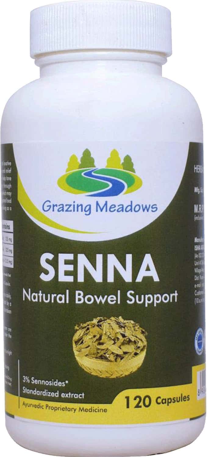 Buy GRAZING MEADOWS SENNA CAPSULES SENNA LEAVES 120 CAPSULES (PACK OF 5 ...