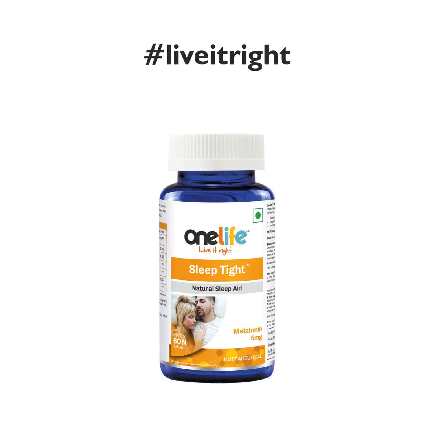 Buy ONELIFE SLEEP TIGHT 5MG - 60 TABLETS Online & Get Upto 60% OFF at ...